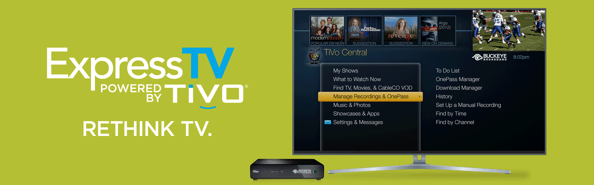 Express TV Powered By TiVo Makes It Easy To Watch What You Want